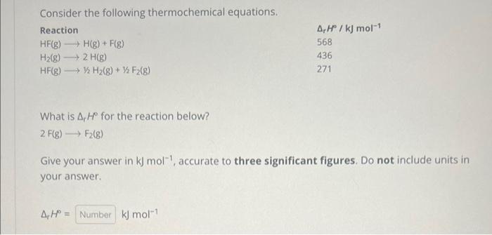 Solved Consider the following thermochemical equations. What | Chegg.com