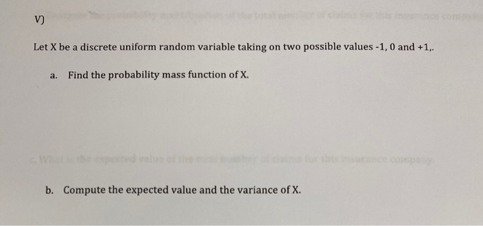 Solved Let X be a discrete uniform random variable taking on | Chegg.com