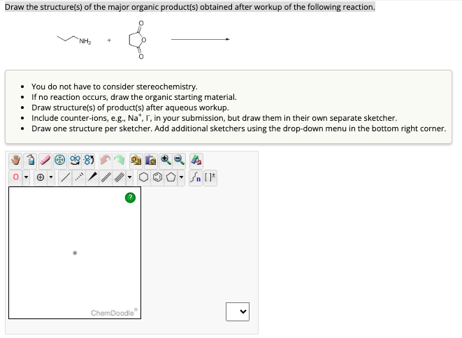 Solved Draw the structure(s) ﻿of the major organic | Chegg.com