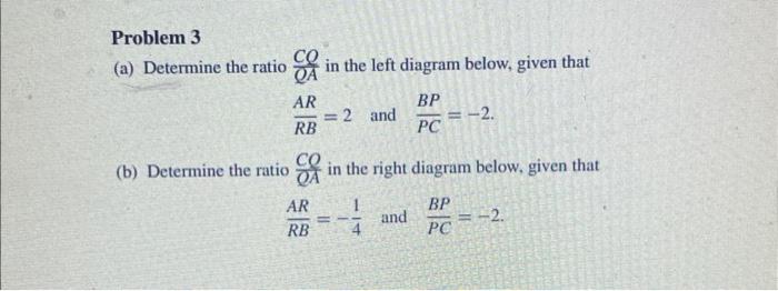 Solved (a) Determine the ratio QACQ in the left diagram | Chegg.com
