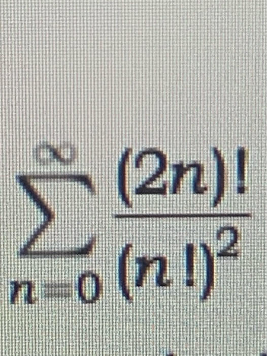 Solved (2n)! -6 (n!)? | Chegg.com