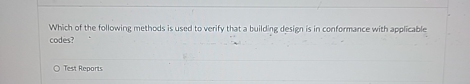 Solved Which of the following methods is used to verify that | Chegg.com