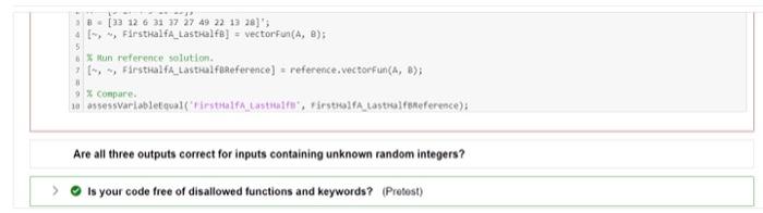 Solved Vector Creation (concatenation and transpose) Code | Chegg.com