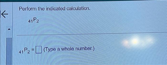 Perform the indicated calculation. 33 C₂ 33 C2 = | Chegg.com