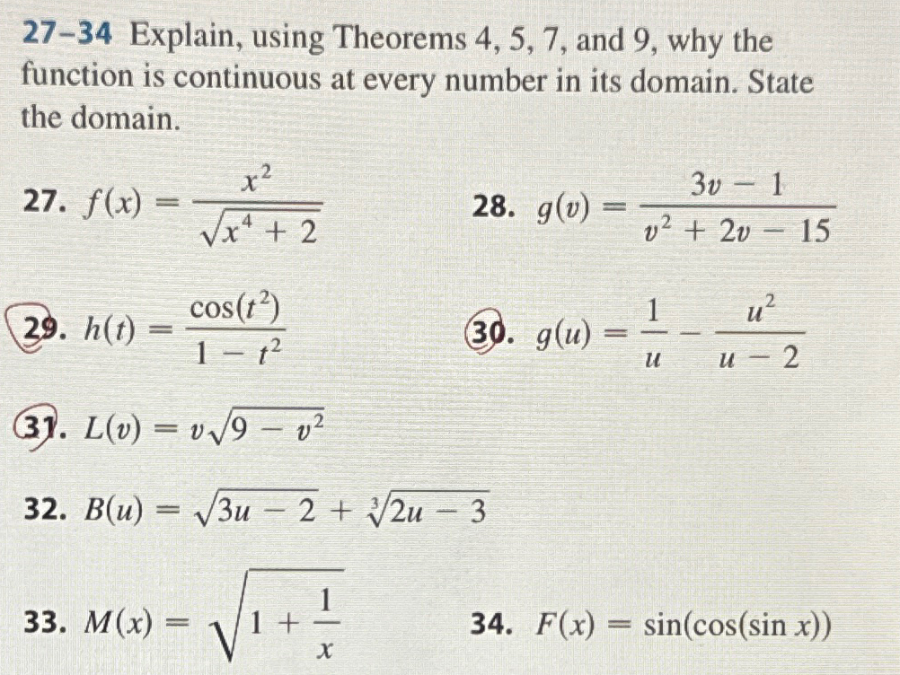 27 34 ﻿explain Using Theorems 4 5 7 ﻿and 9 ﻿why