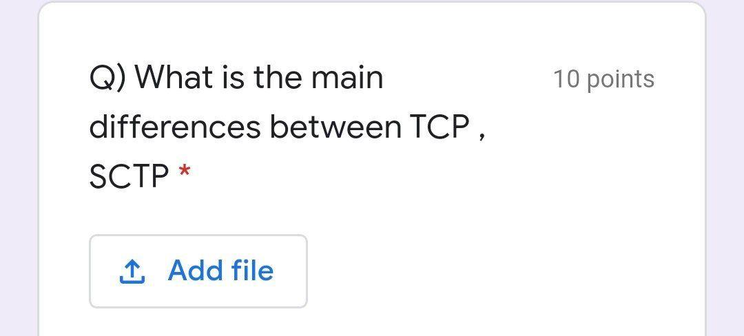 Solved 10 points Q) What is the main differences between | Chegg.com