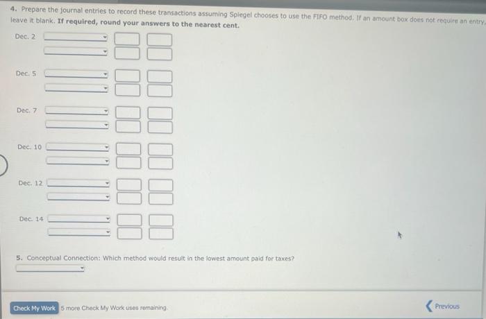 Solved (Appendices 6A and 6B) Inventory Costing Methods | Chegg.com
