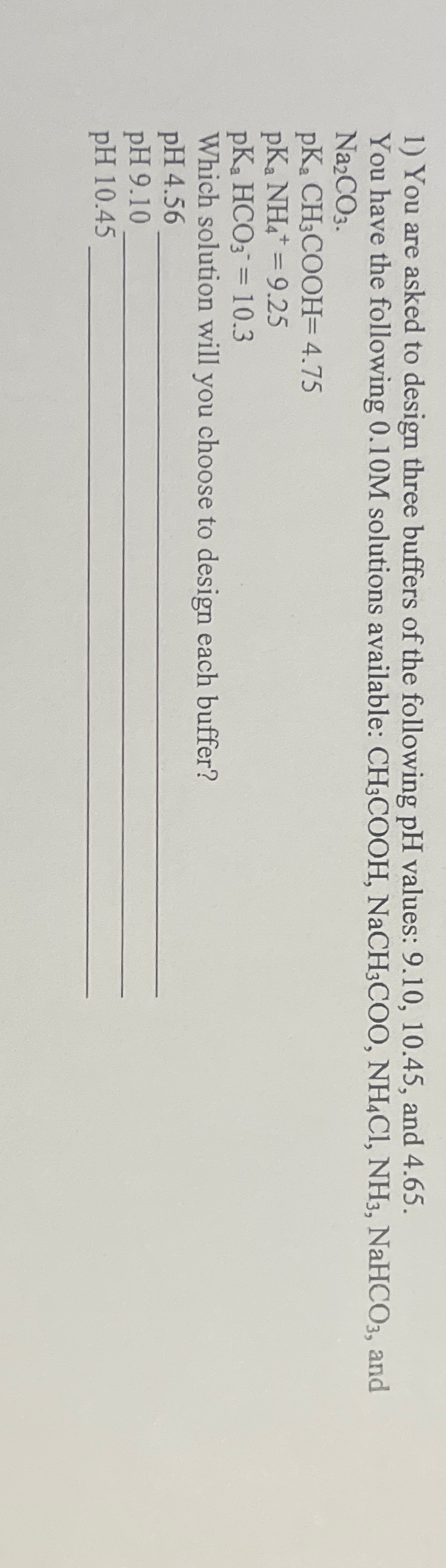 Solved You are asked to design three buffers of the | Chegg.com