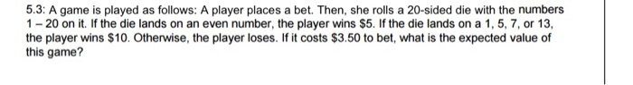 Solved YOU DO NOT HAVE TO ANSWER 5.3 - THE ANSWER TO THAT | Chegg.com