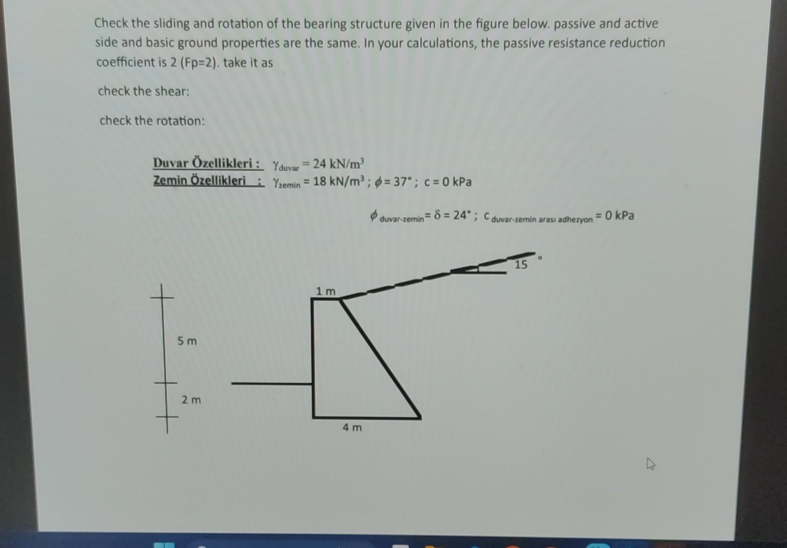 Solved Check the sliding and rotation of the bearing | Chegg.com