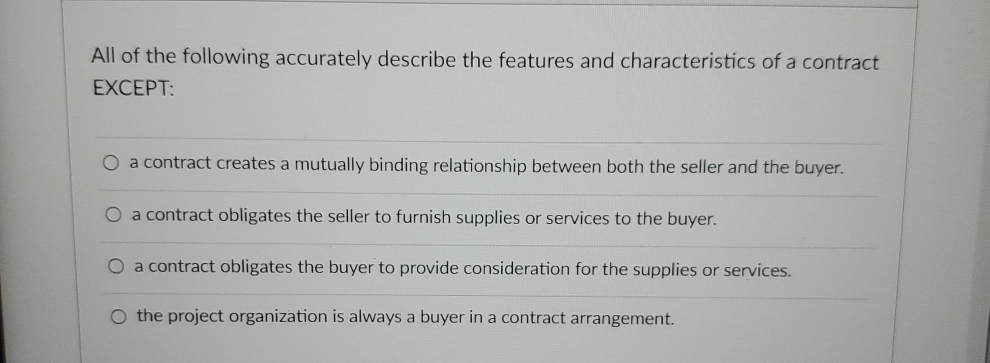 Solved All of the following accurately describe the features | Chegg.com