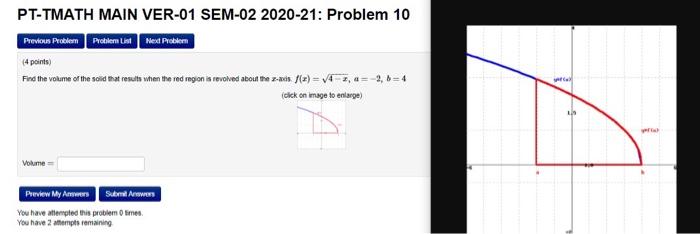 Solved PT-TMATH MAIN VER-01 SEM-02 2020-21: Problem 10 | Chegg.com