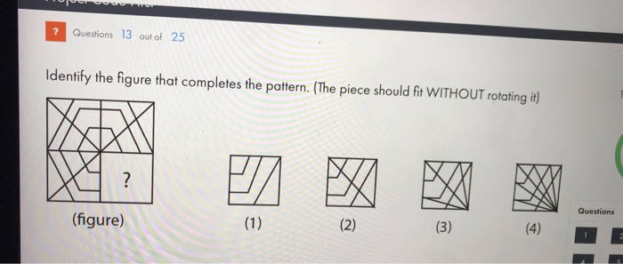 Solved ? Questions 13 out of 25 Identify the figure that | Chegg.com