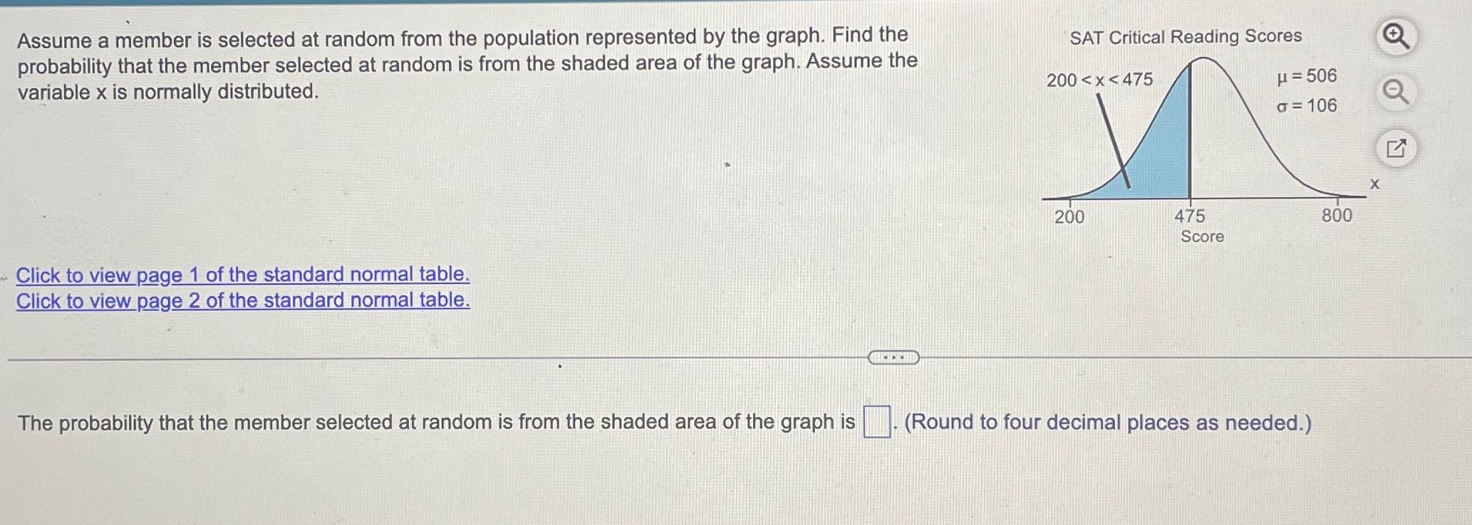 Solved Assume a member is selected at random from the | Chegg.com