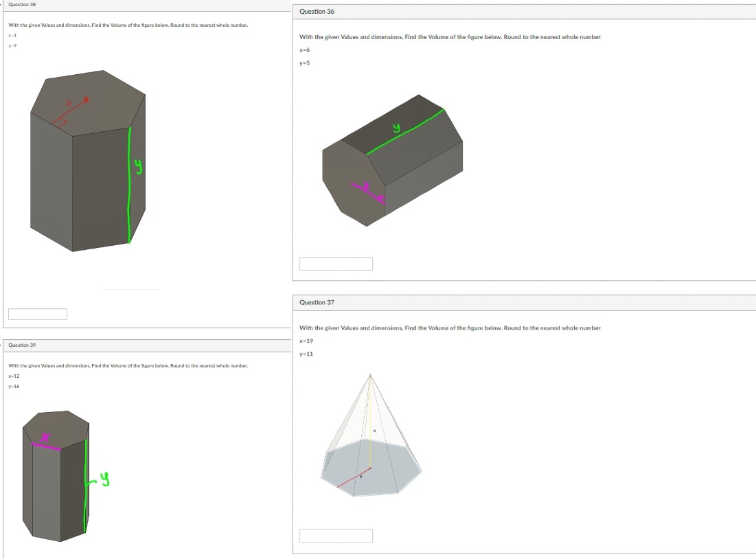 Solved Question 36With the given Values and dimensions, Find | Chegg.com