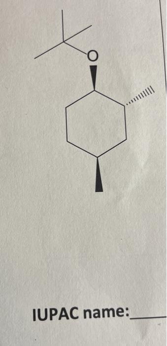 Solved there are dos chair conformations..one has tBuO group | Chegg.com