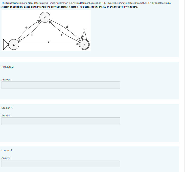 Solved The transformation of a Non-deterministic Finite | Chegg.com