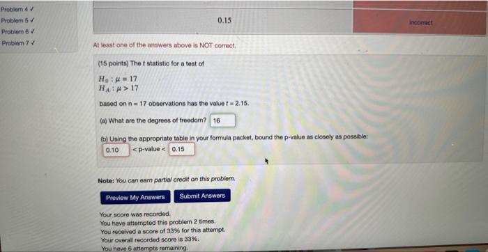 Problem 47 Problem 5f 0.15 Problem 8& Problam 7 f At | Chegg.com