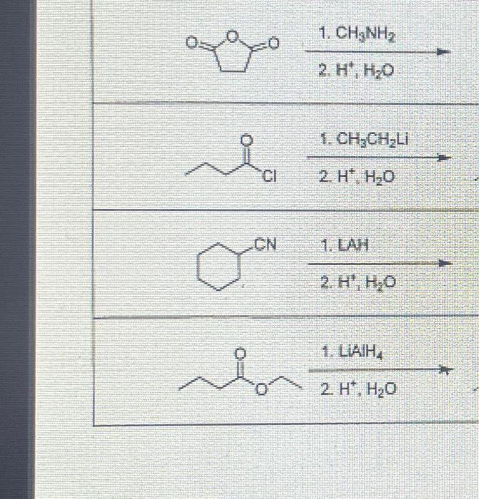 Solved 1. \\( \\mathrm{CH}_{3} \\mathrm{NH}_{2} \\) 2. \\( | Chegg.com