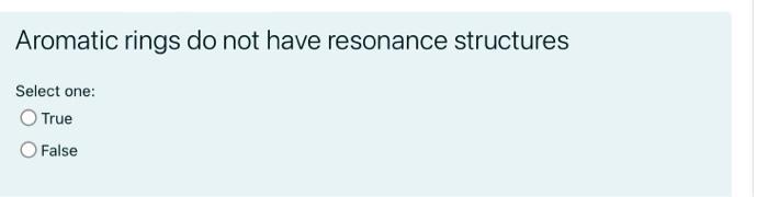 Solved Aromatic rings do not have resonance structures | Chegg.com