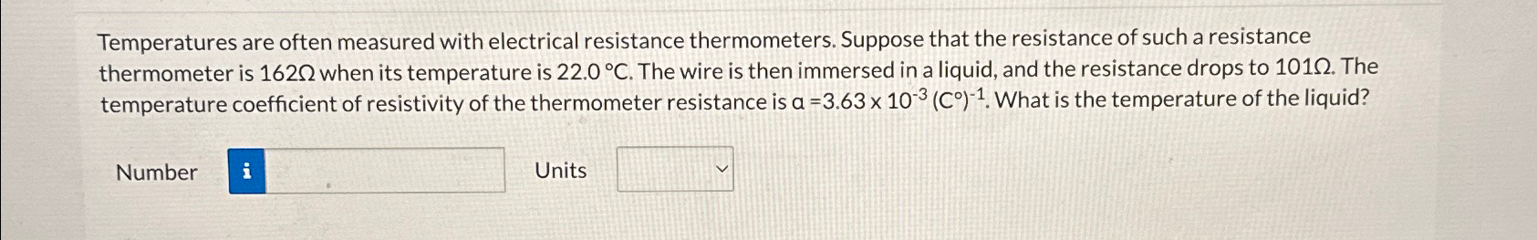 Solved Temperatures are often measured with electrical | Chegg.com