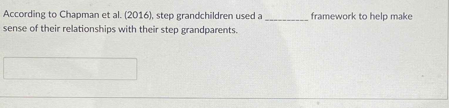 Solved According to Chapman et al. (2016), ﻿step | Chegg.com