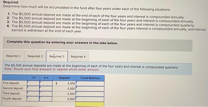 Solved Exercise 5-12 (Algo) Future value; annuities [LO5-7] | Chegg.com