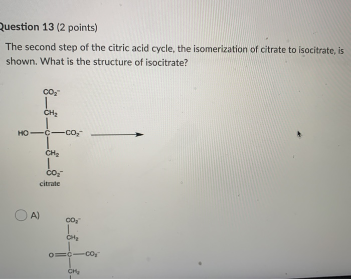 Isocitrate Structure