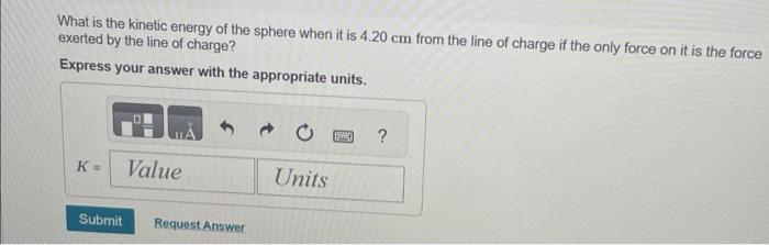 Solved A very small sphere with positive charge q=+5.00μC is | Chegg.com