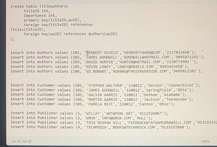 i need help implementing selecting data and | Chegg.com