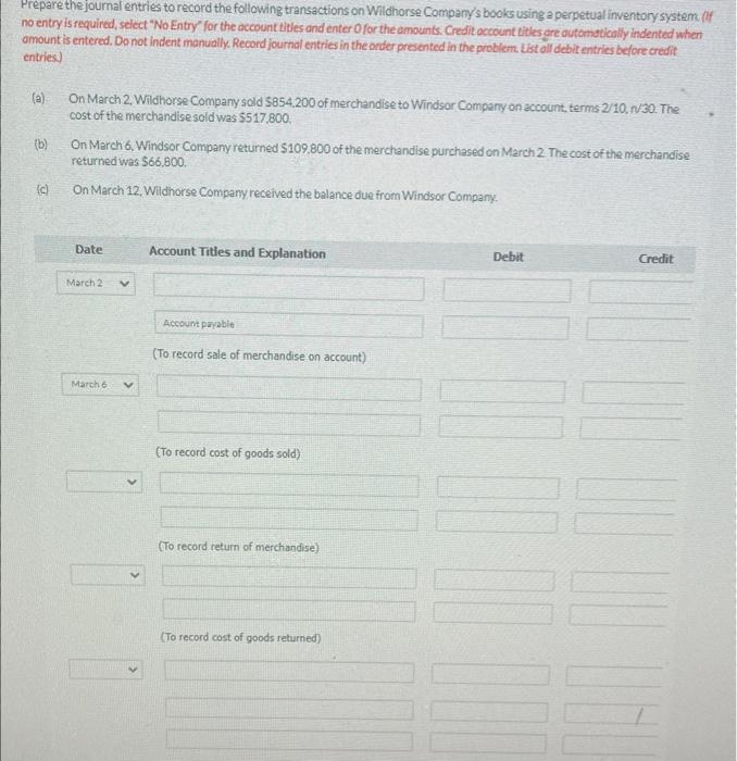 Solved Prepare the journal entries to record these | Chegg.com
