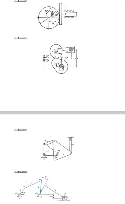 Solved For the mechanism shown below, define appropriate | Chegg.com