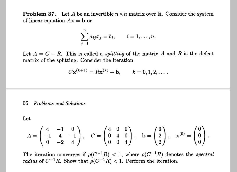 Solved Problem 37. Let A be an invertible nxn matrix over R. | Chegg.com
