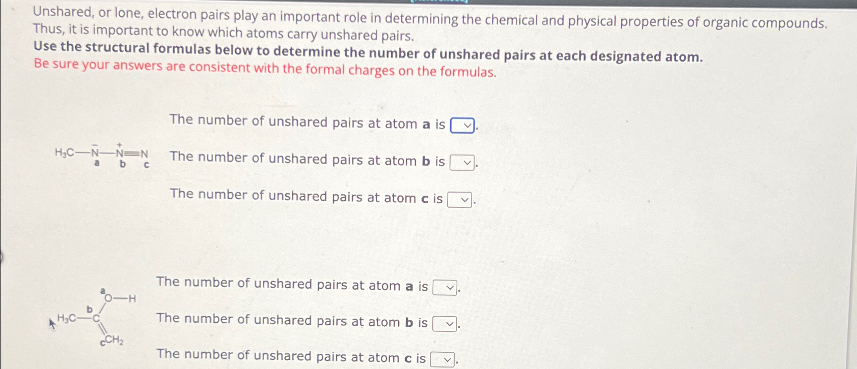 Solved Unshared, or lone, electron pairs play an important | Chegg.com