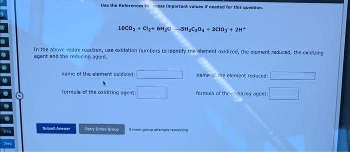 Solved Use the References to occess important values if | Chegg.com