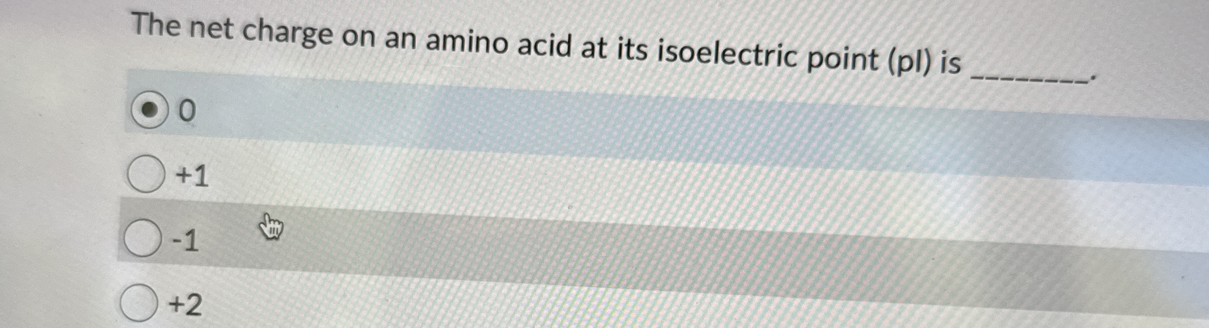 Solved The net charge on an amino acid at its isoelectric | Chegg.com