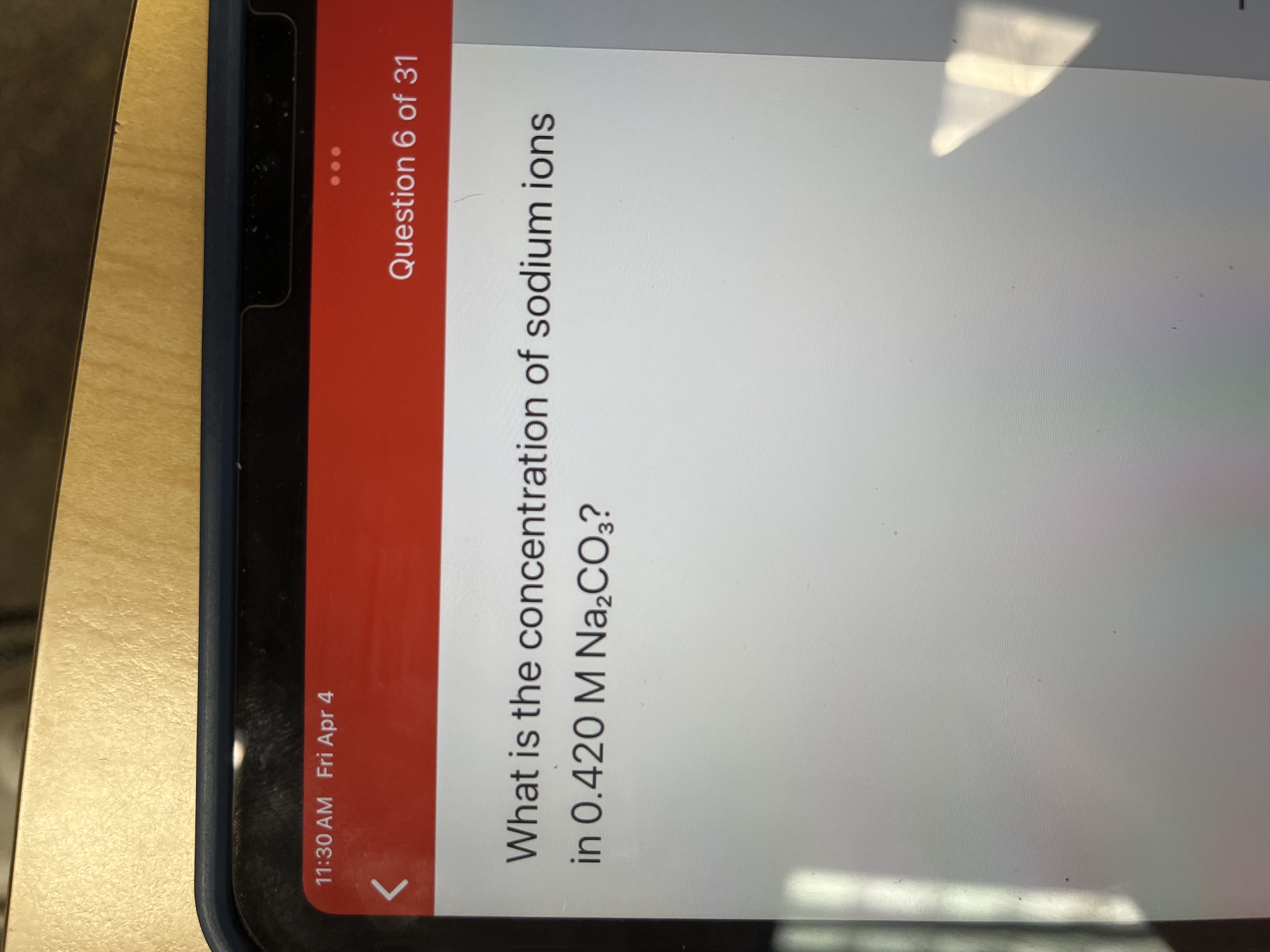 Solved What is ﻿the concentration of ﻿sodium | Chegg.com