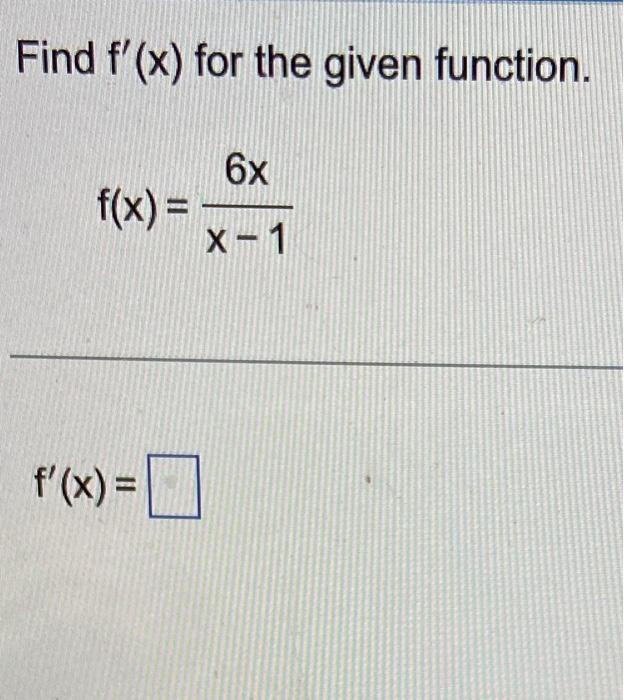 Solved Find g′(x) for the given function. g(x)=8x g′(x)=Find | Chegg.com