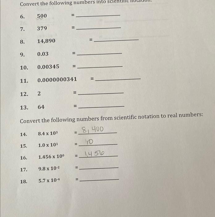 Solved 12. 2= 13. 64= Convert the following numbers from | Chegg.com