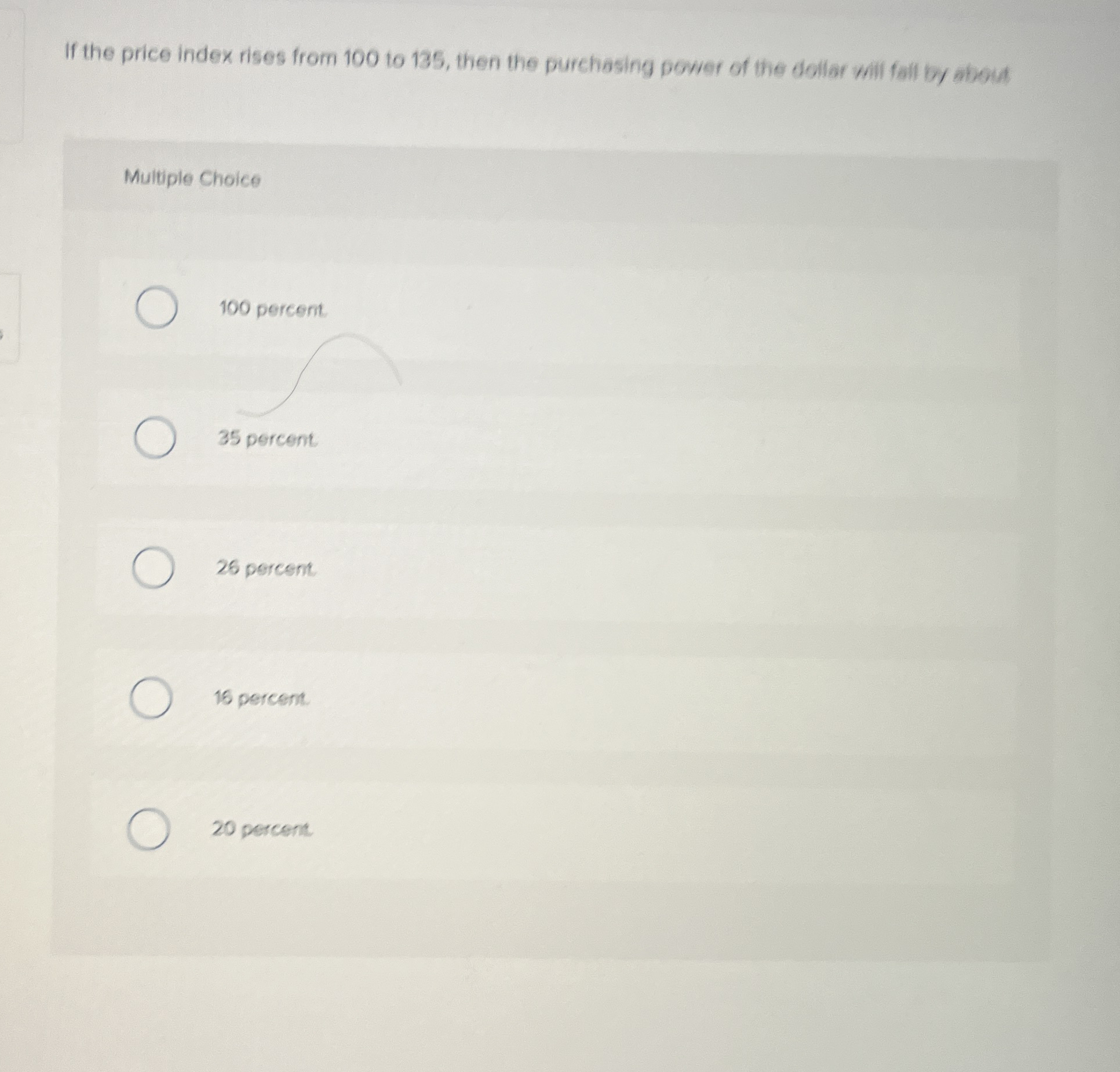 High Quality SOLUTION If the price index rises from 100 ﻿to 135, ﻿then the | Chegg.com