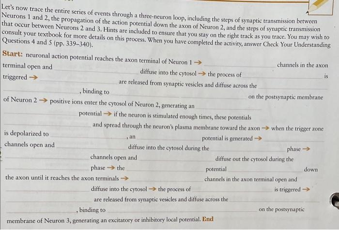 Solved Let's now trace the entire series of events through a | Chegg.com
