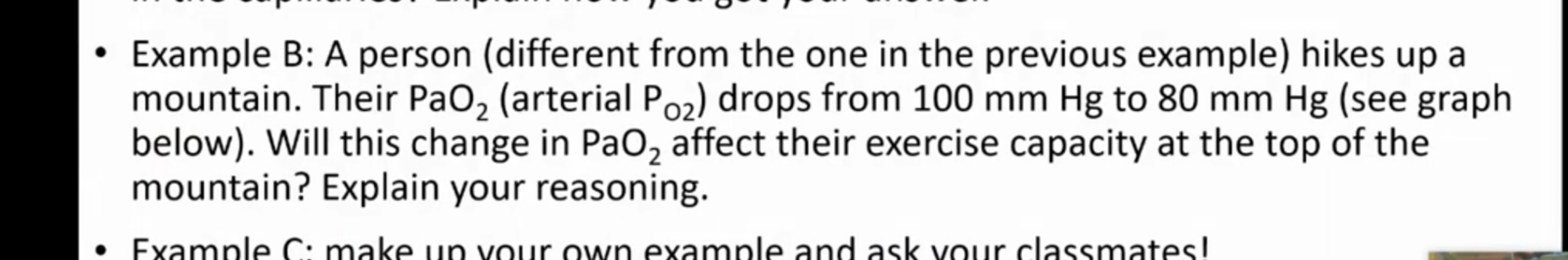 Solved A person hikes up a mountain. Their PaO2 (arterial | Chegg.com