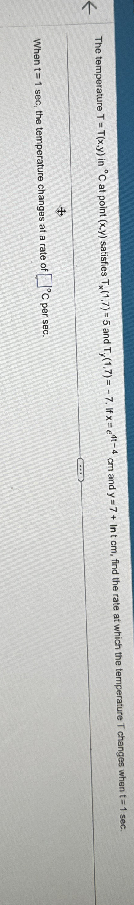 Solved The temperature T=T(x,y) ﻿in °C ﻿at point (x,y) | Chegg.com