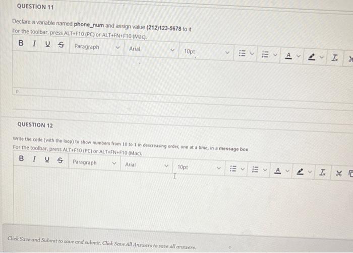 Solved Declare a variable named phone_num and assign value | Chegg.com