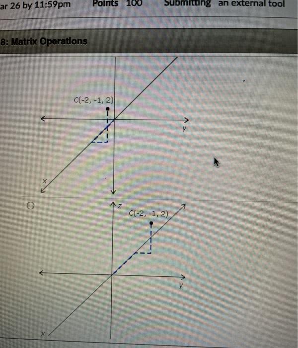 Solved DOK 8. Identify the graph for the point C(-2,-1, 2) | Chegg.com