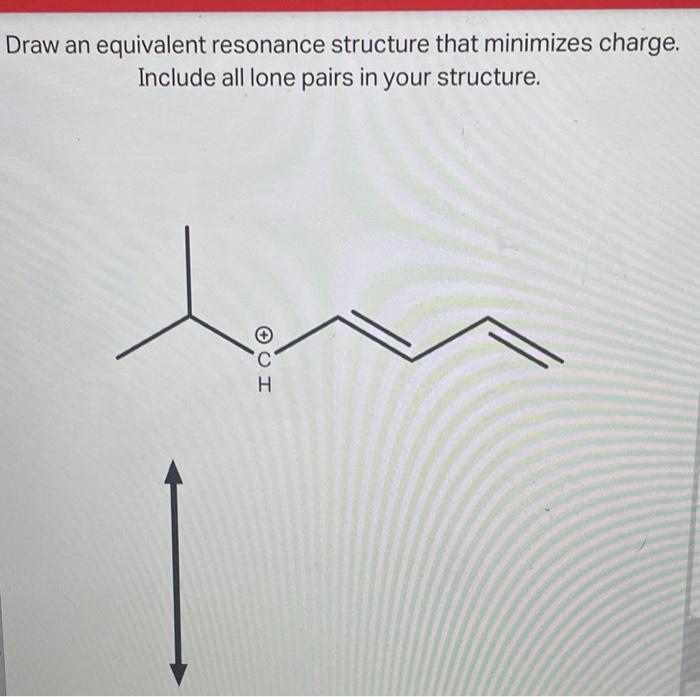 Solved Draw an equivalent resonance structure that minimizes | Chegg.com Solved Draw an equivalent resonance structure that minimizes | Chegg.com