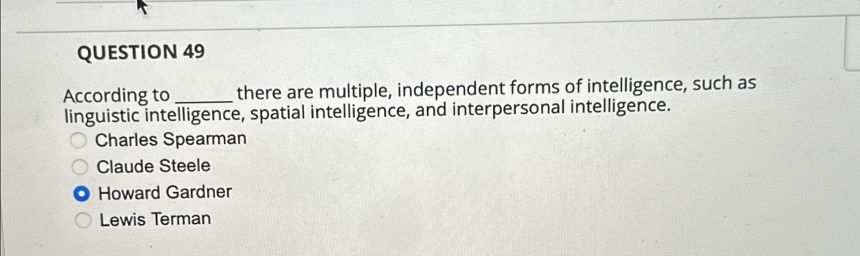 Solved QUESTION 49According to there are multiple, | Chegg.com