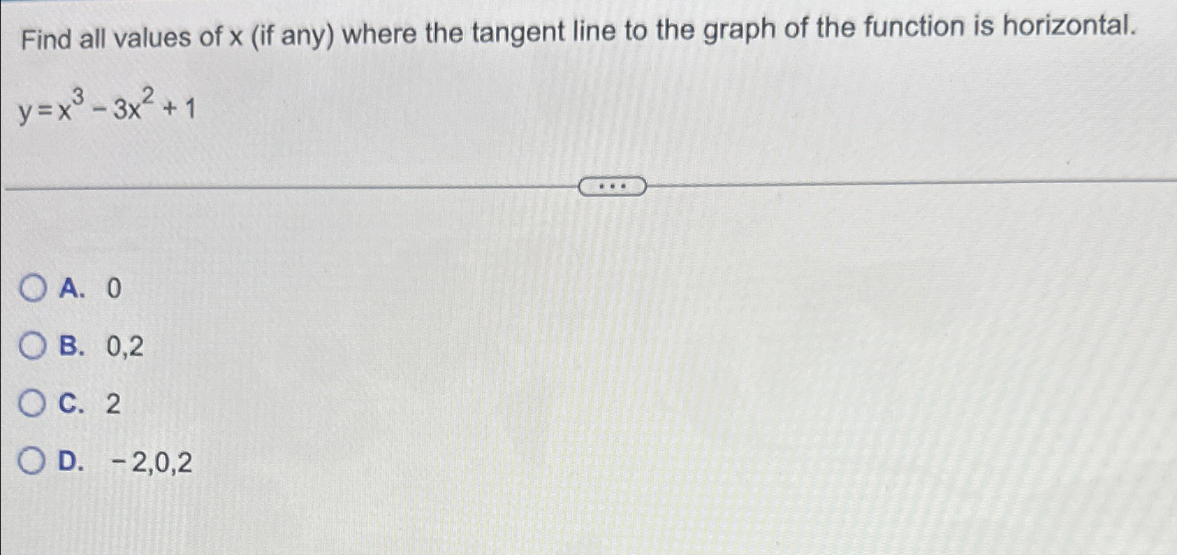 Solved Find all values of x (if any) ﻿where the tangent line | Chegg.com
