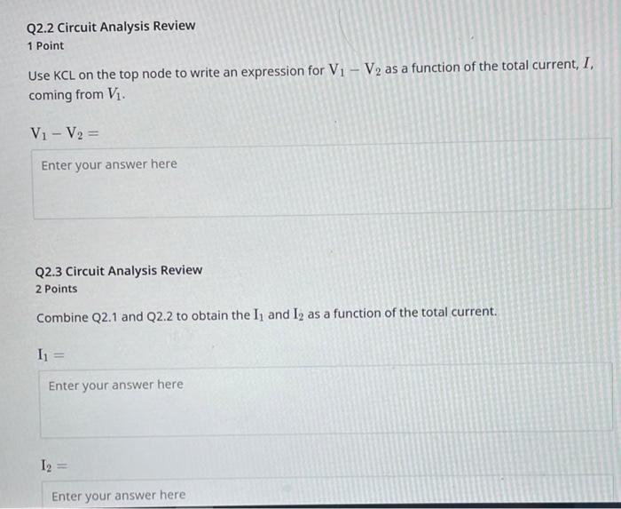 Solved Q2 Circuit Analysis Review 5 Points Analyze a | Chegg.com