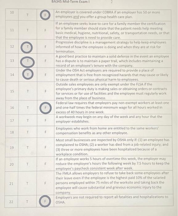 Solved BA345 Mid-Term Exam I \begin{tabular}{|c|c|c|c|} | Chegg.com
